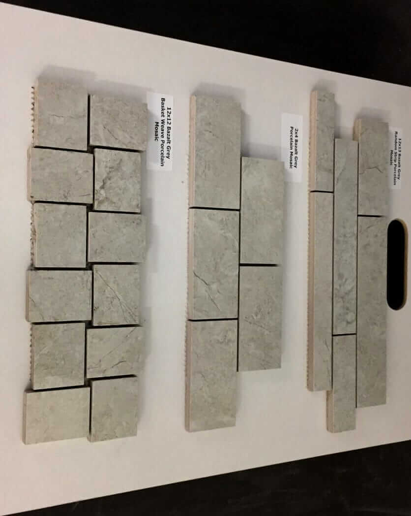Basalt Grey Porcelain Mosaic Backsplash Tile | Shop Tiles | Mississauga ...