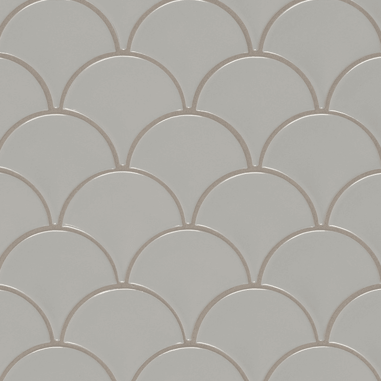 MSI Gray Glossy Fish Scale Pattern Mosaic | Shop Tiles | Mississauga ...