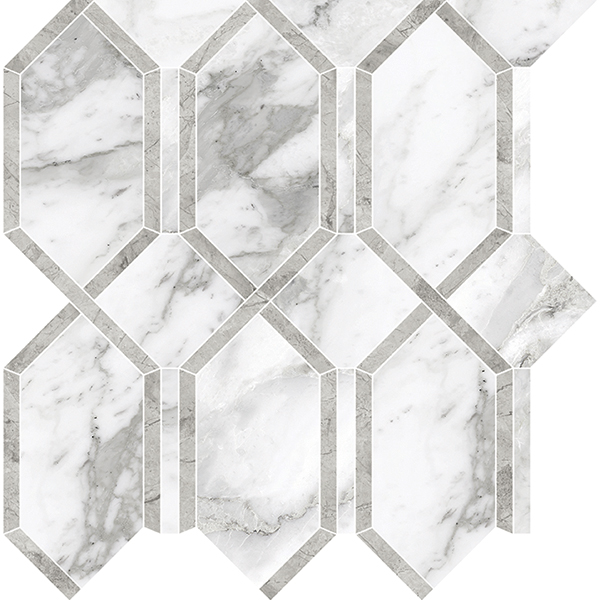 Richmond Tile Valencia Arabescato modella Mosaics | Shop Tiles ...