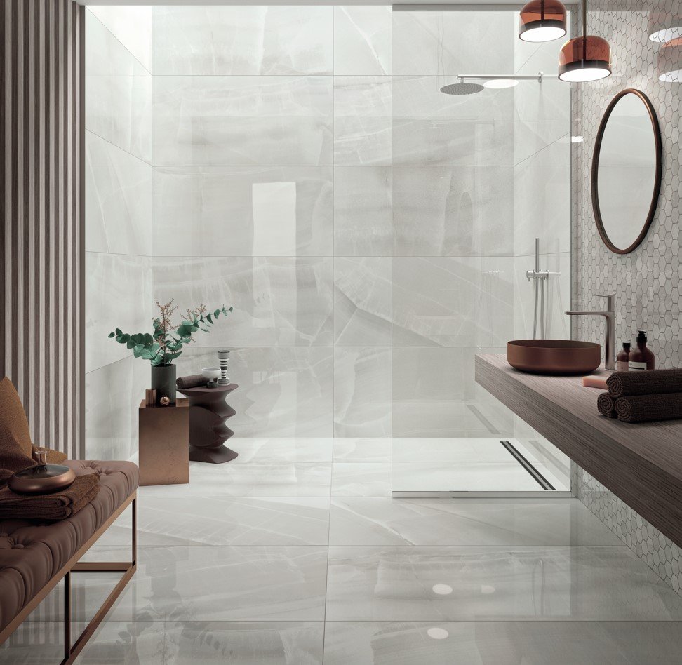 Urban Zebra Greige Onyx Porcelain Tile | Shop Tiles | Mississauga ...