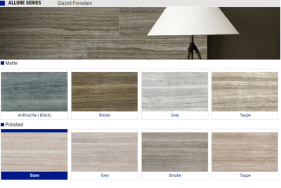Olympia Allure Matte and Polished Glazed Porcelain Tile Color ...